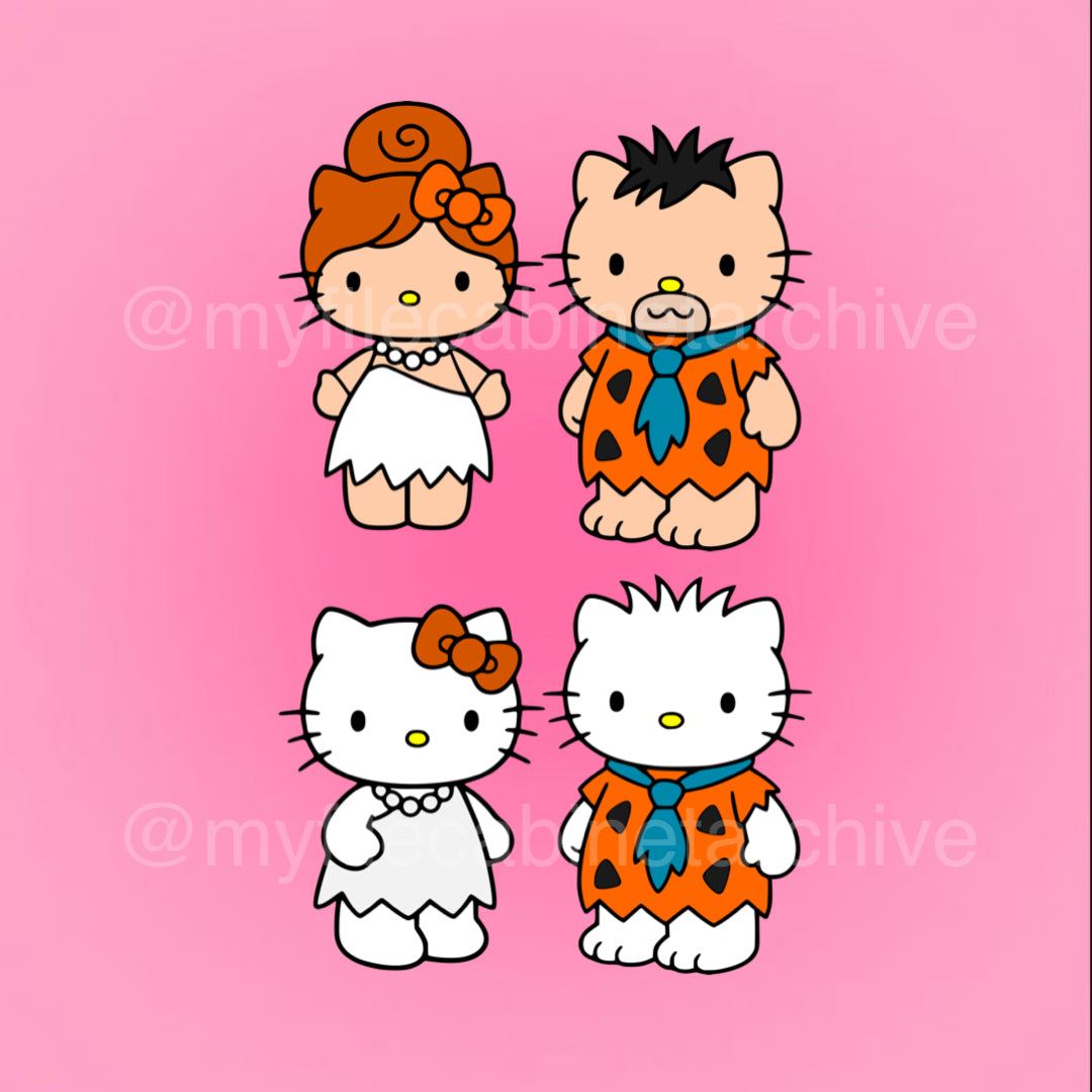 HK The Flintstones (2) SVG + PNG – My File Cabinet Archive