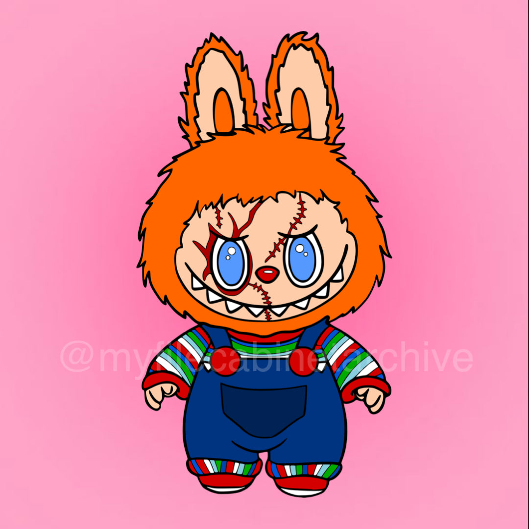 Labubu Chucky SVG + PNG – My File Cabinet Archive