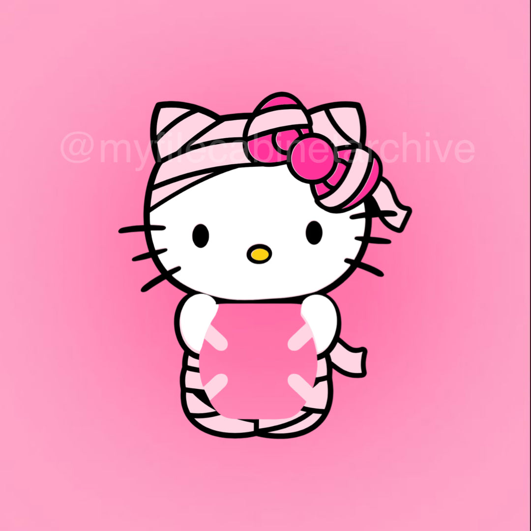 HK Pink Mummy Buzzball Holder SVG – My File Cabinet Archive