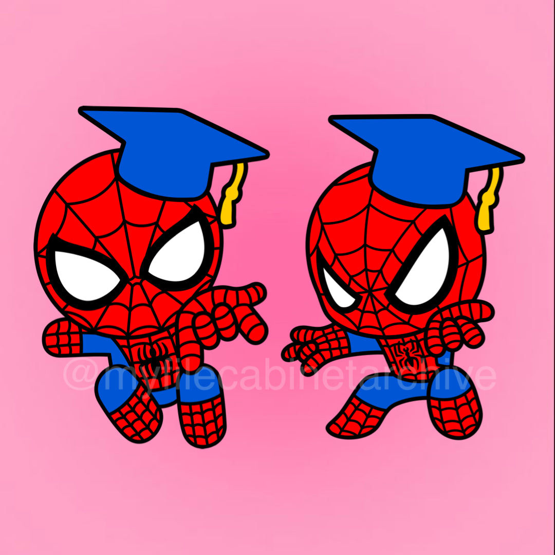 Spiderman Grad (2) SVG + PNG – My File Cabinet Archive