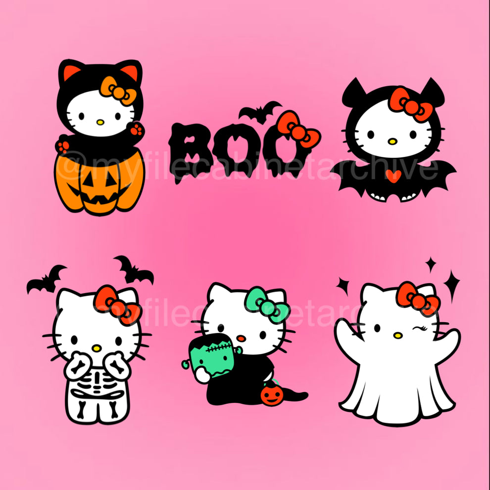 HK Halloween Boo (6) SVG + PNG – My File Cabinet Archive