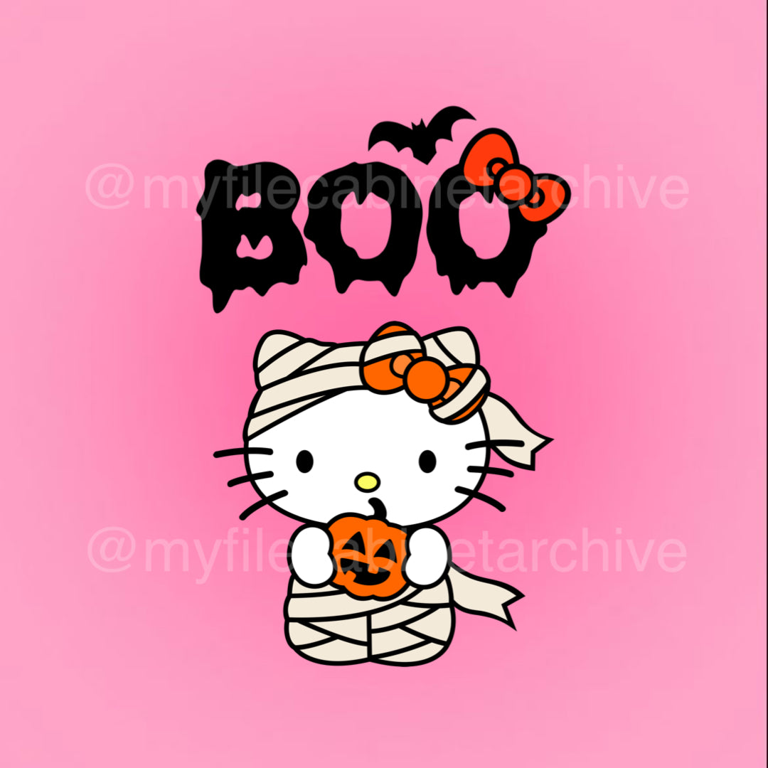 HK Boo Mummy (2) SVG + PNG – My File Cabinet Archive