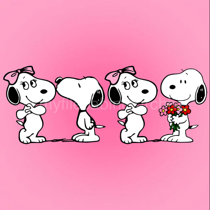 Snoopy And Fifi Couple (2) SVG + PNG – My File Cabinet Archive