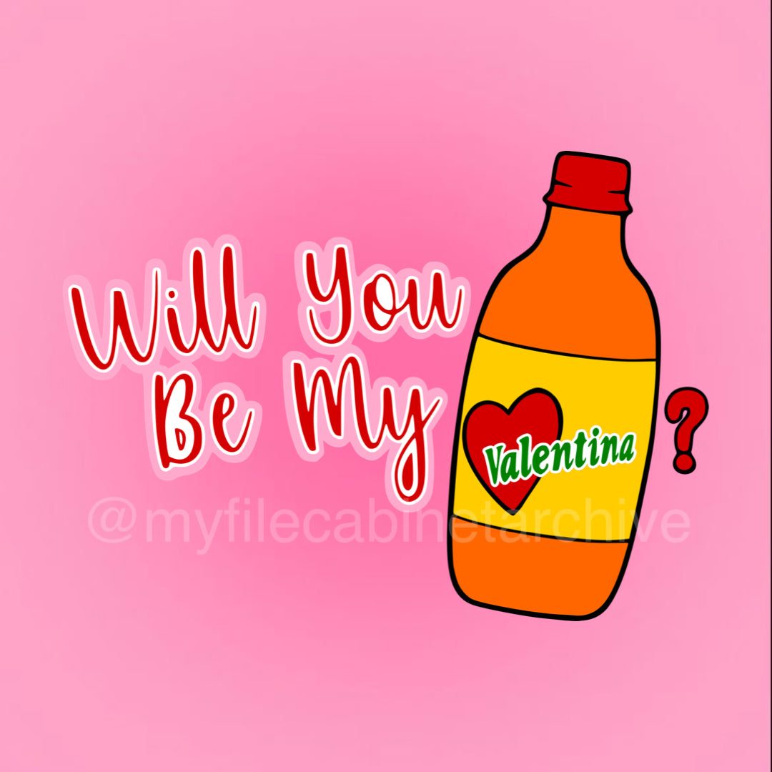 Will You Be My Valentina? SVG + PNG – My File Cabinet Archive