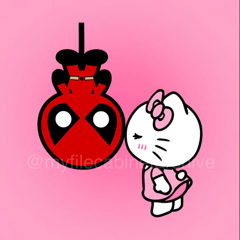 HK Kissing Deadpool SVG + PNG – My File Cabinet Archive