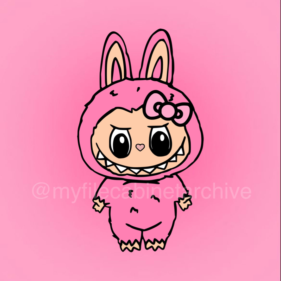 HK Labubu SVG + PNG – My File Cabinet Archive